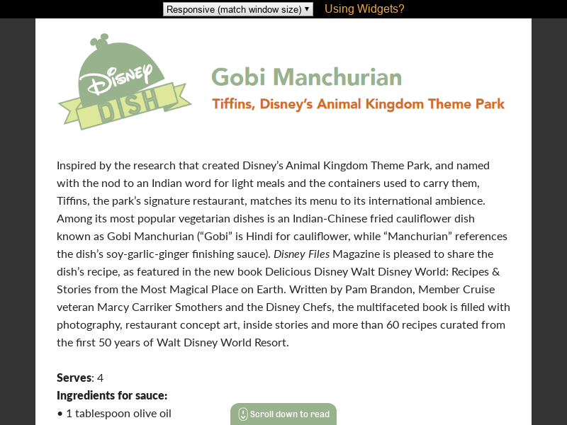 Summer 2022 • Volume 31 • Number 2Disney Dish